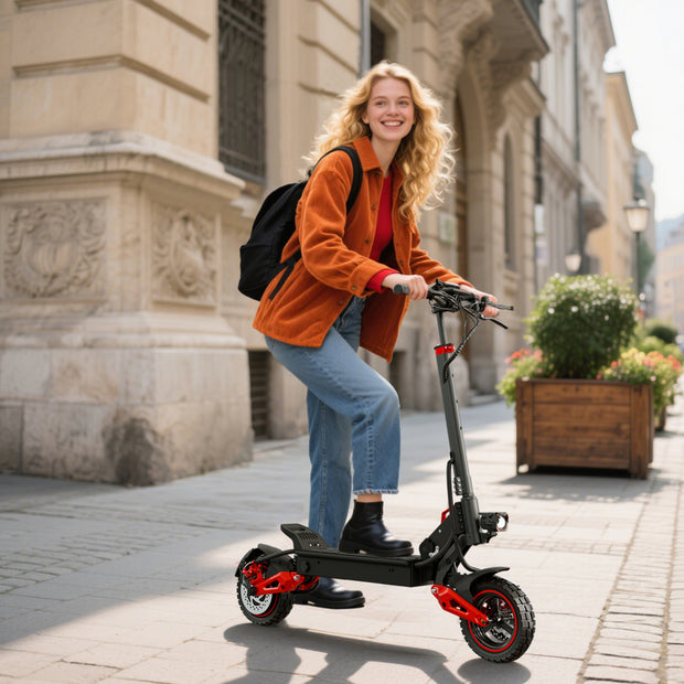 Freeboy J15MAX 1200W Electric Scooter – Swing-Arm Suspension, 31mph ...
